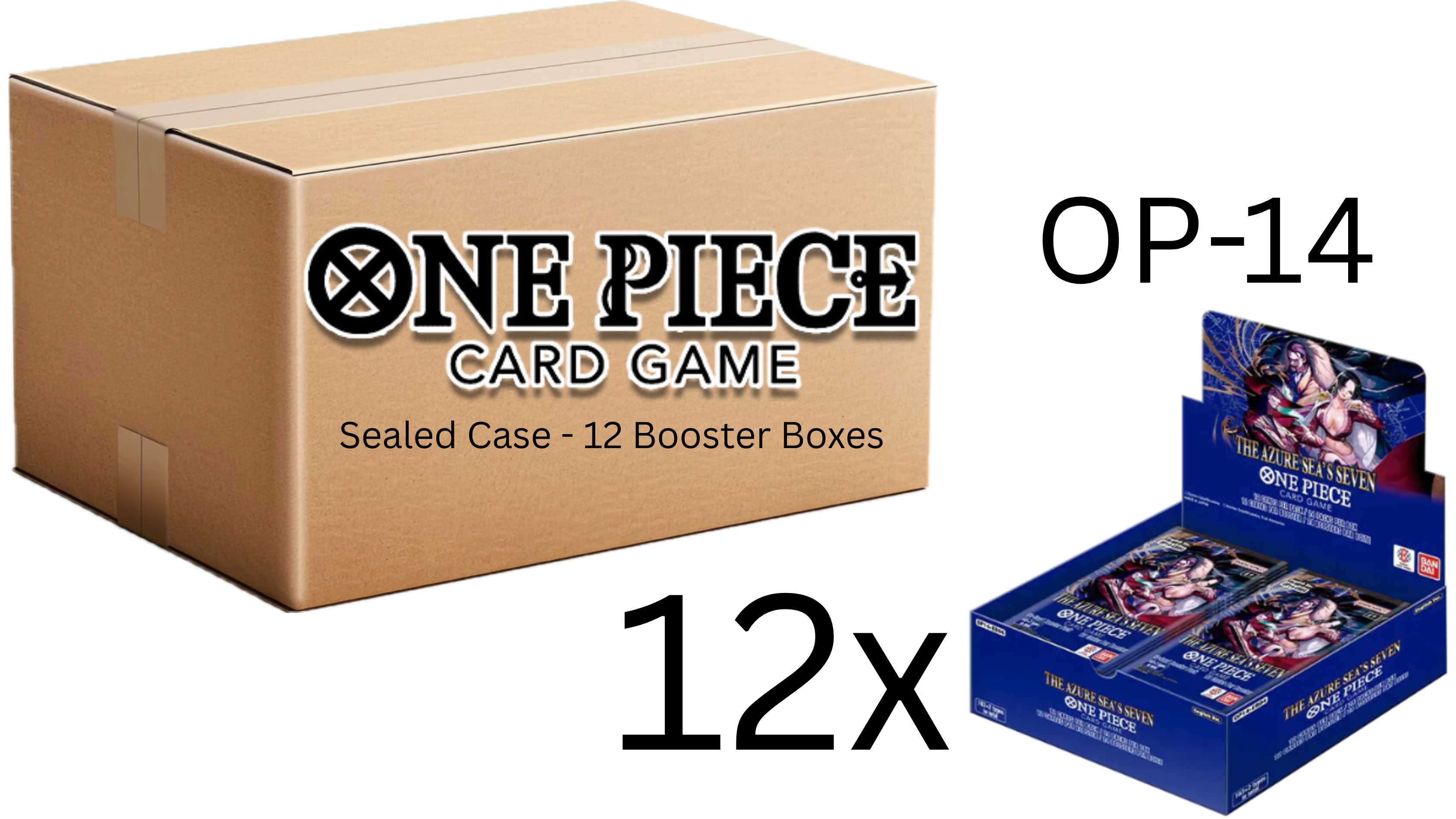One Piece TCG - The Azure Sea's Seven (OP 14) - Booster Box CASE - PRE