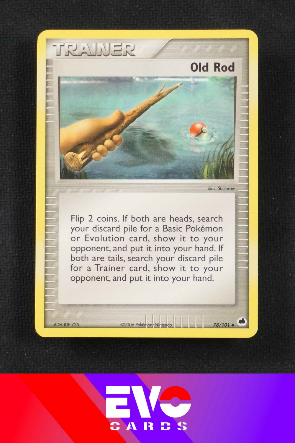 Old Rod 78/101 - ex Dragon Frontiers - Excellent