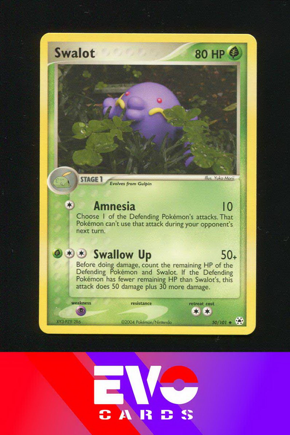 Swalot 50/101 - Ex Hidden Legends - Near Mint